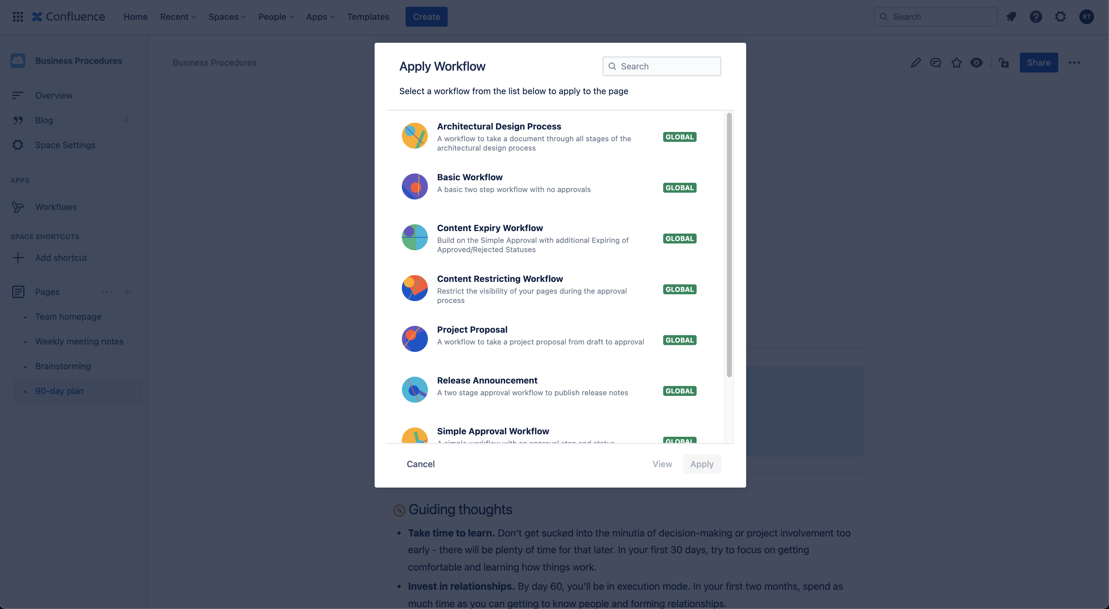 Workflows for Confluence 2021-12-15