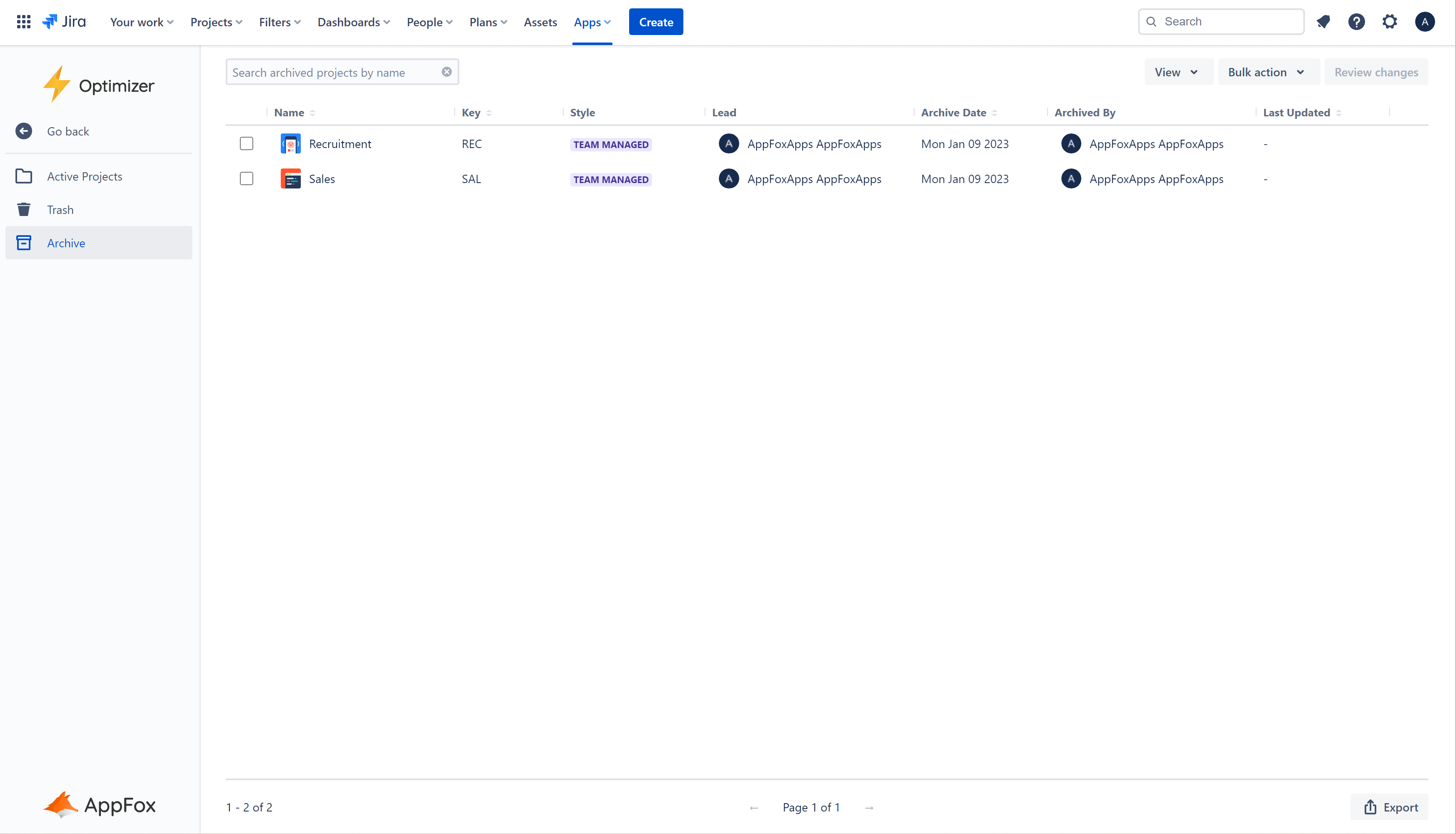 Optimizer for Jira - January 2023
